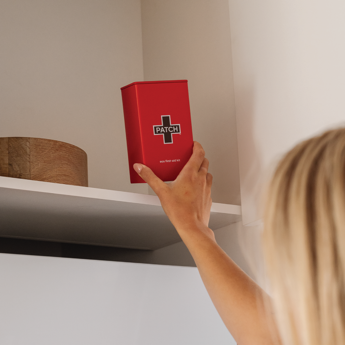 PATCH Eco First-Aid Kit containing hypoallergenic bandages for ...